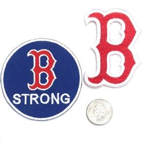 Accessories | Boston Red Sox Patches Iron On Patch Strong Diy | Poshmark